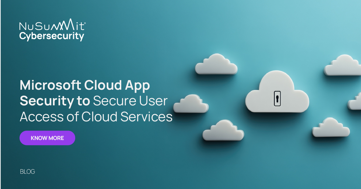 Microsoft Cloud App Security to secure user access of Cloud services ...